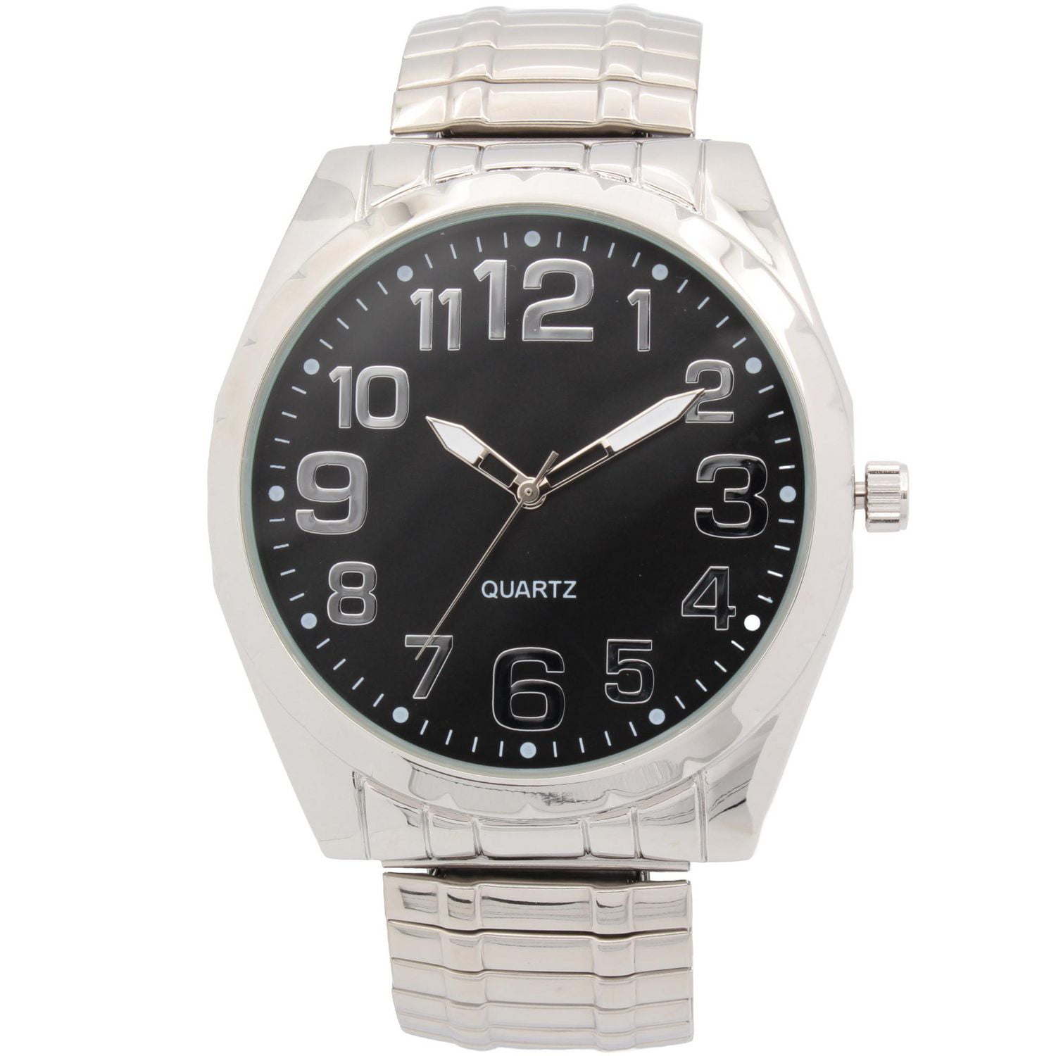 Click here for George Mens Silver Expansion Watch One Size prices
