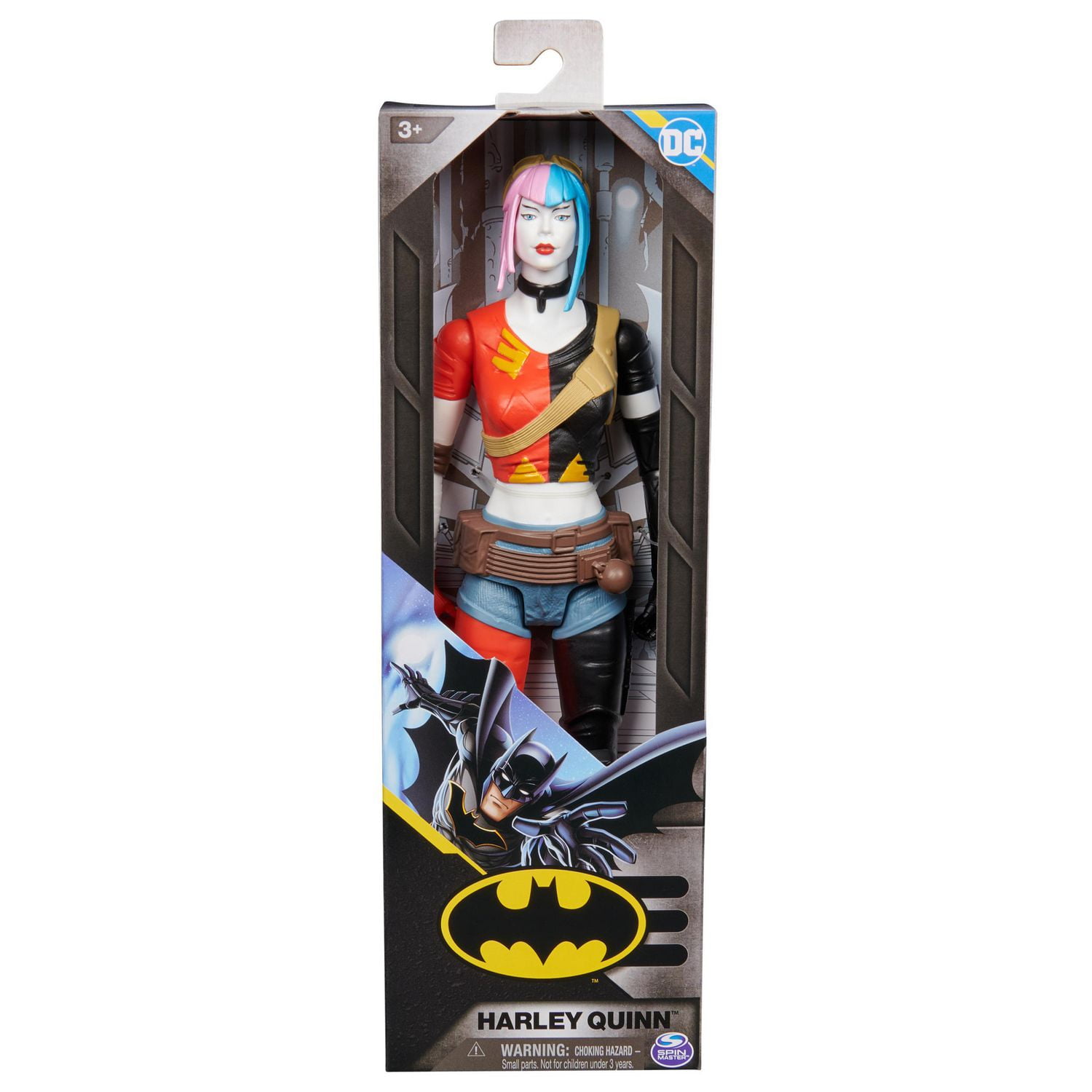DC Comics Harley Quinn Action Figure 12 inch Super Hero Collectible Kids Toys for Boys and Girls Ages 3
