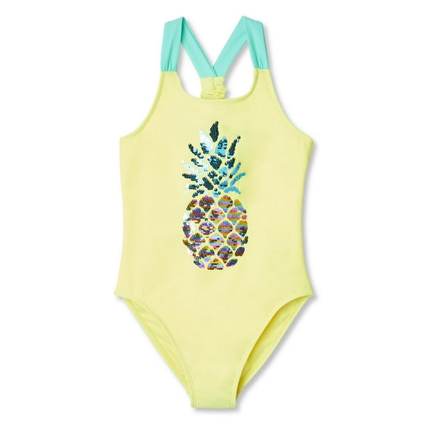 George Girls' 1-Piece Pineapple Swimsuit - Walmart.ca
