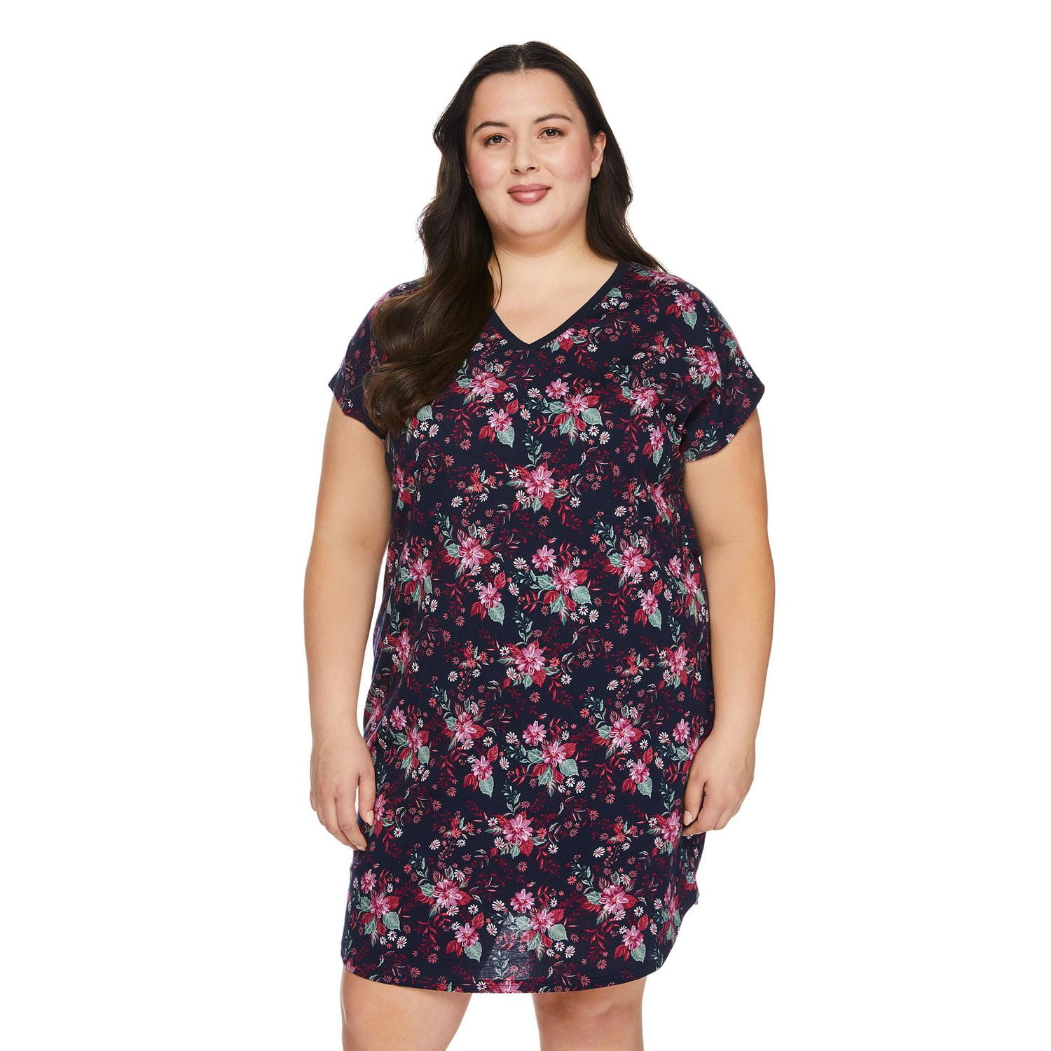 Click here for George Womens Plus V-Neckline Nightshirt 1x prices