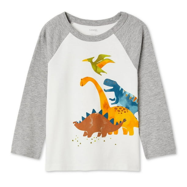 George Toddler Boys' Colour Block Raglan Tee - Walmart.ca