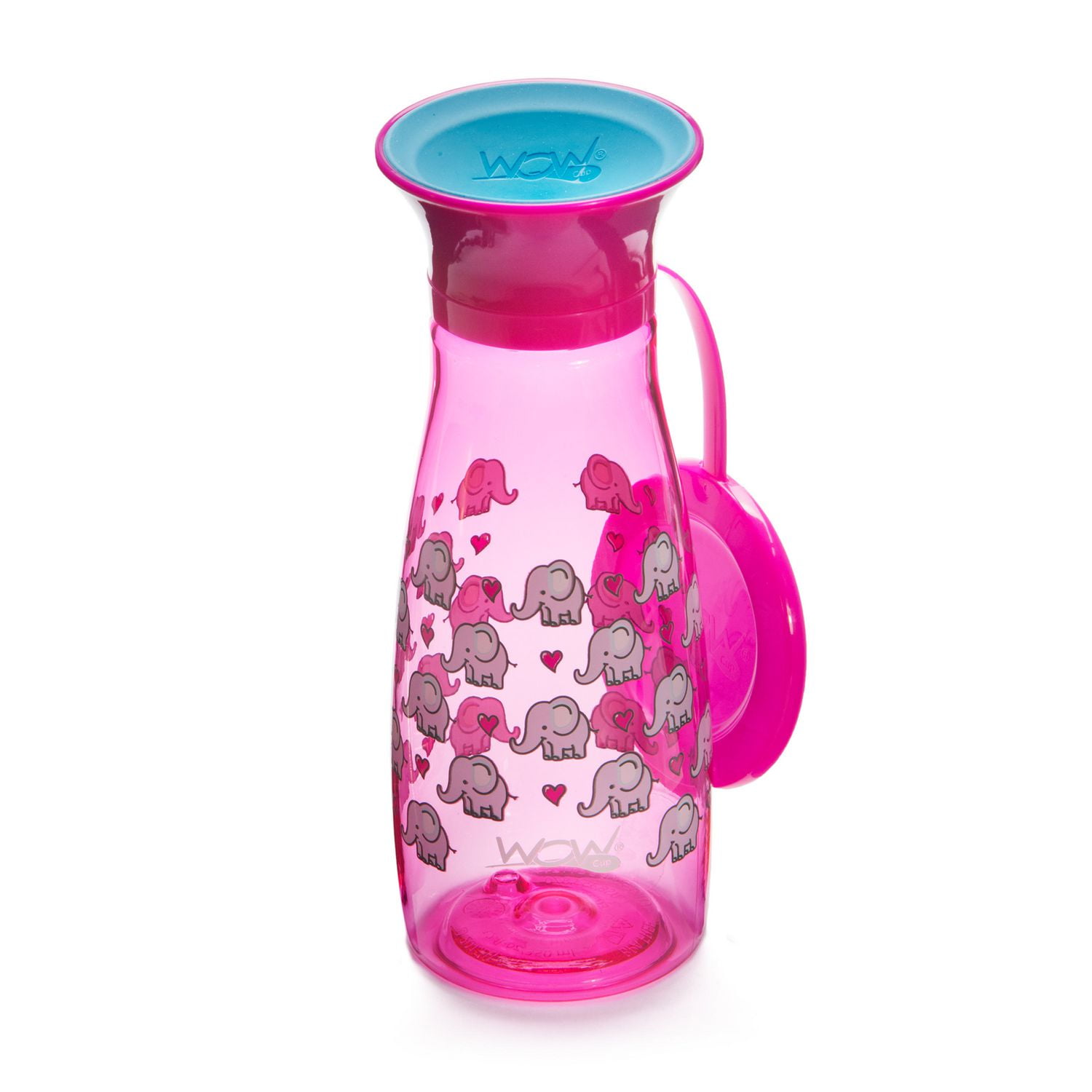 Wow® Cup Mini™ 360⁰ Spill-Free Cup - Pink Elephants - 12oz | Walmart Canada