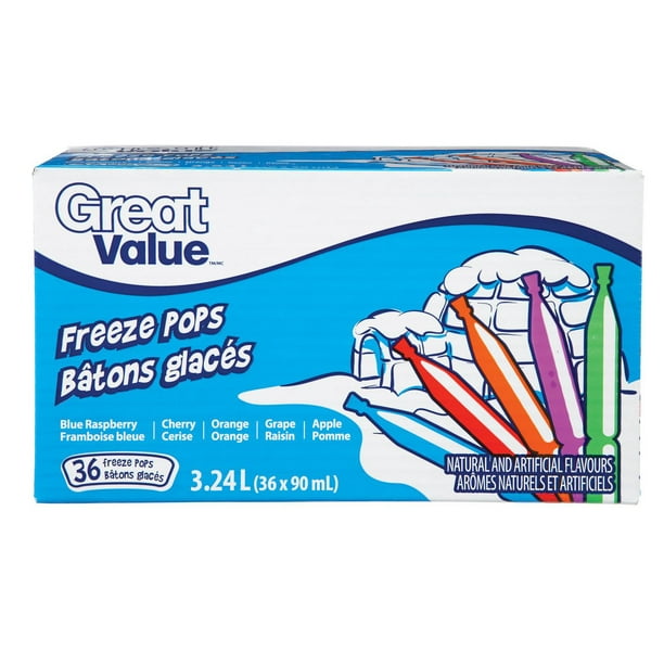 Great Value Freeze Pops - Walmart.ca