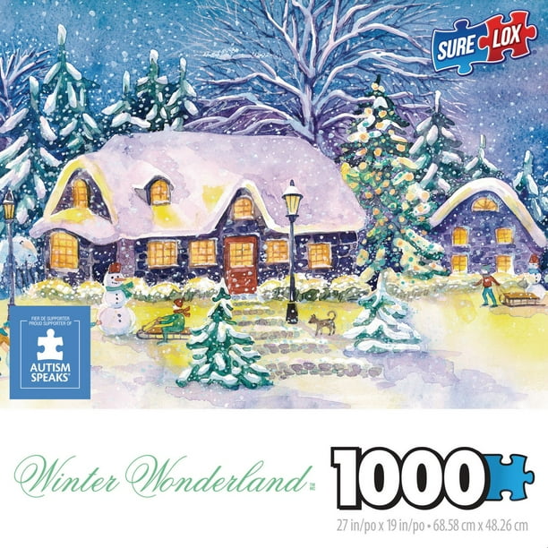 Casse-tête Maison enneigée près des bois Winter Wonderland (MC) de Sure ...