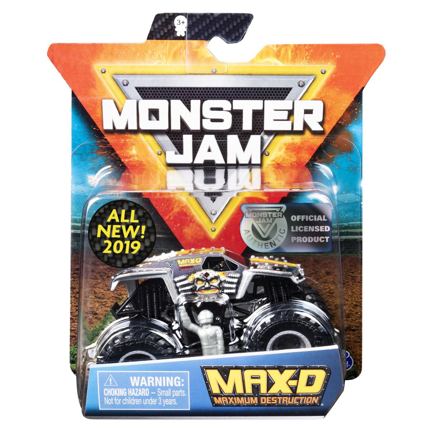 Monster Jam, Official Max D Monster Truck, Die-Cast Vehicle, Legacy ...