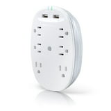 360 Electrical Studio2.4 Surge Protector with 6 Outlets And USB ...
