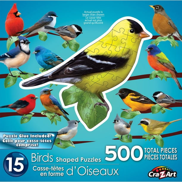 Cra-Z-Art 15 Bird Shaped Puzzles, 500pcs - Walmart.ca