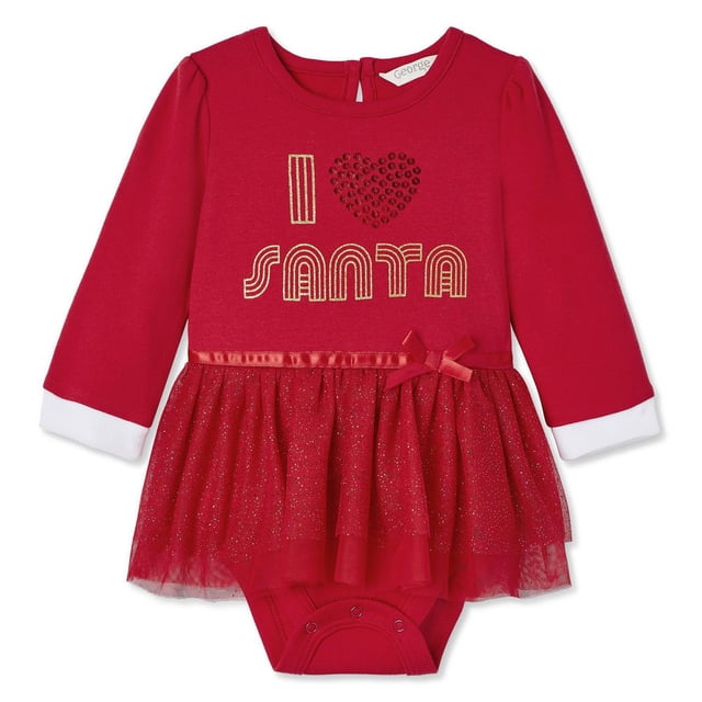 George Baby Girls' Long Sleeve Tutu Dress - Walmart.ca