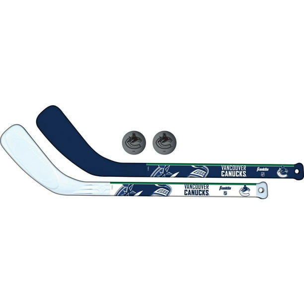 Franklin Sports NHL Vancouver Canucks Mini Hockey Player Stick Set - 2 ...