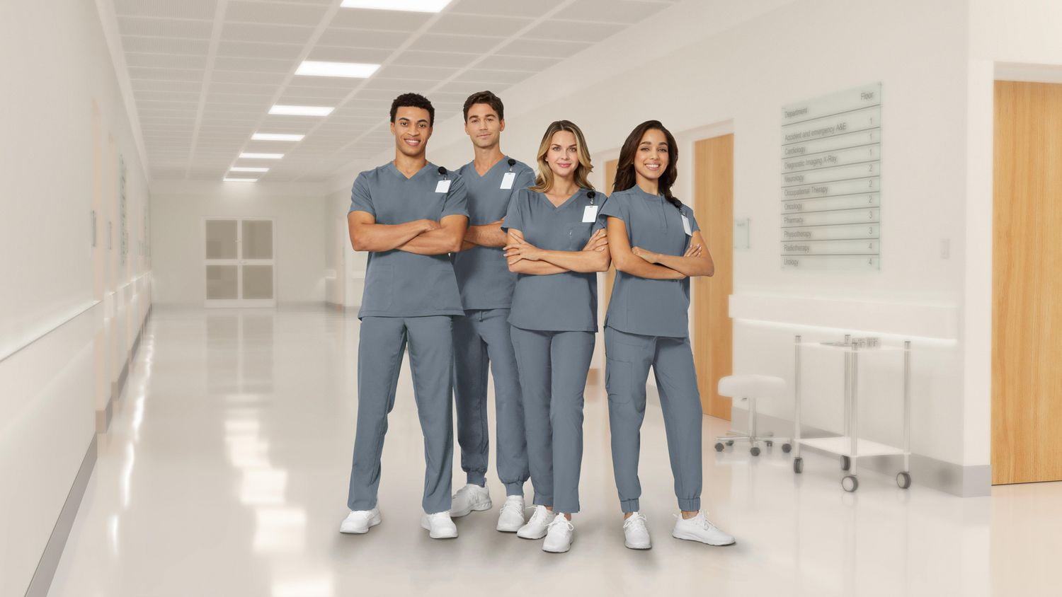 Click here for Hanes Comfort Fit Unisex Scrub Joggers M prices