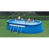 Intex 18 ft x 10 ft x 42 in Oval Metal Frame Pool Set - Walmart.ca