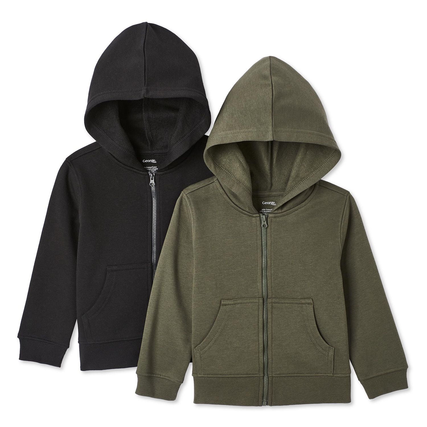 Click here for George Toddlers Gender Inclusive Full-Zip Hoodie 2... prices