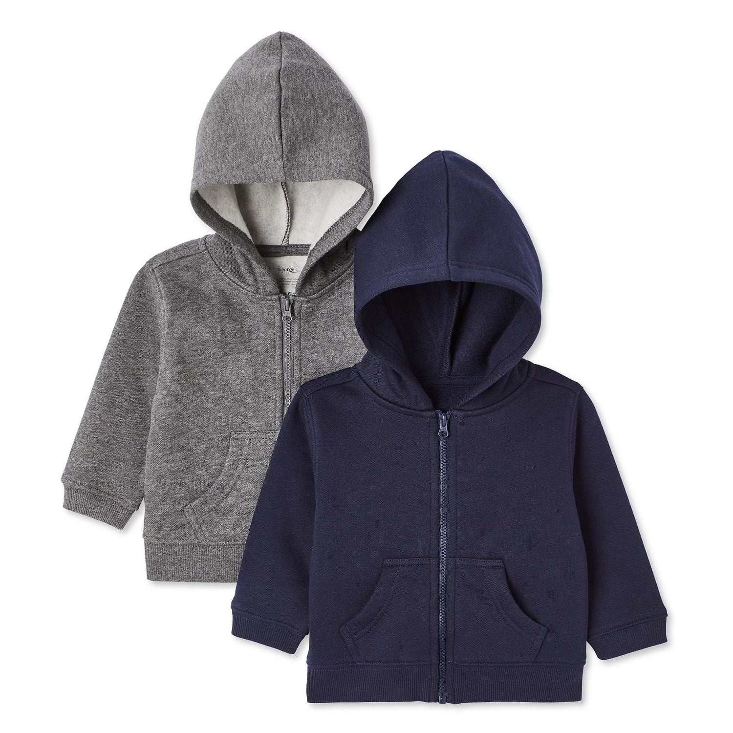 Click here for George Infants Gender Inclusive Full-Zip Hoodie 2-... prices