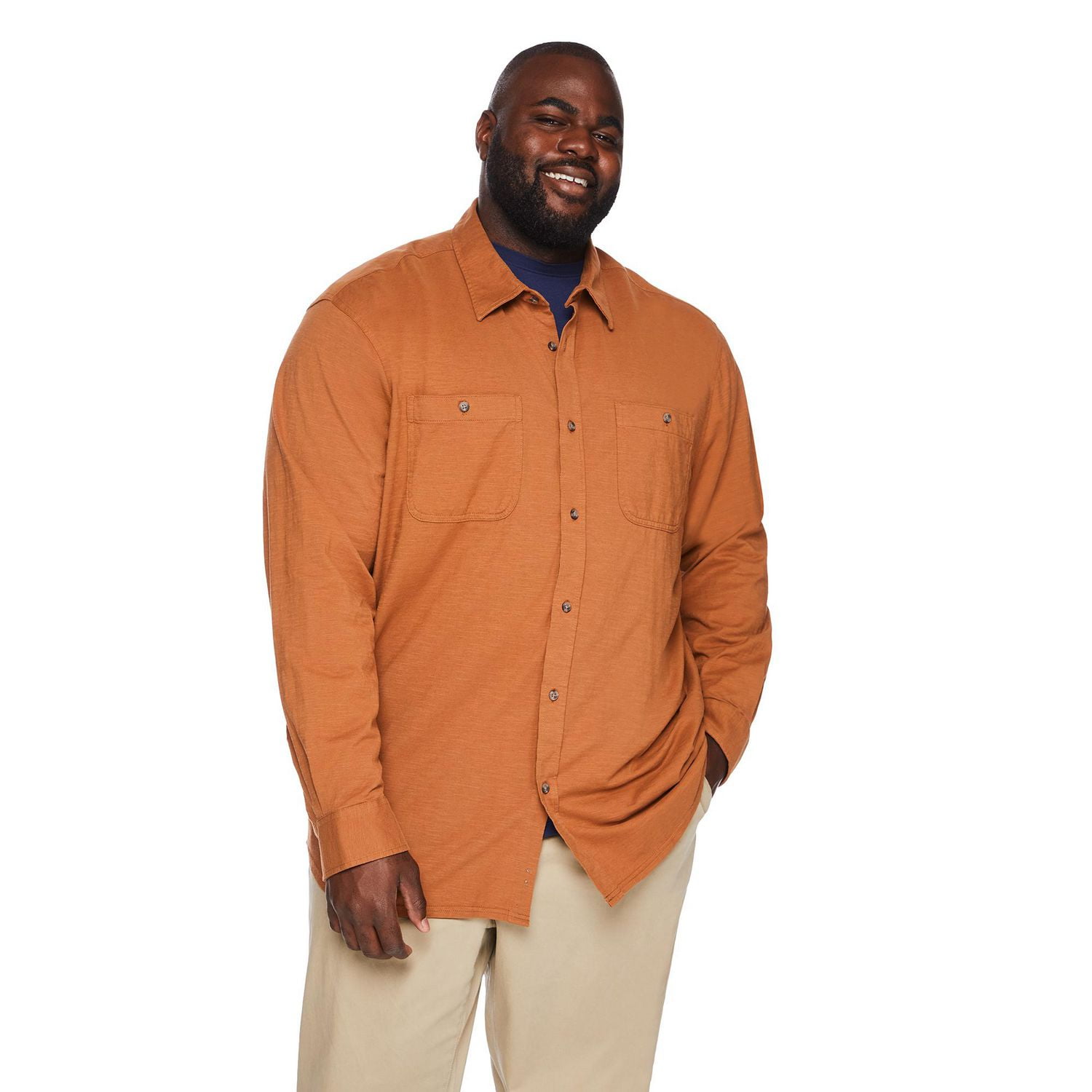 Click here for George Big Mens Knit Button-Up Shirt 3xl prices