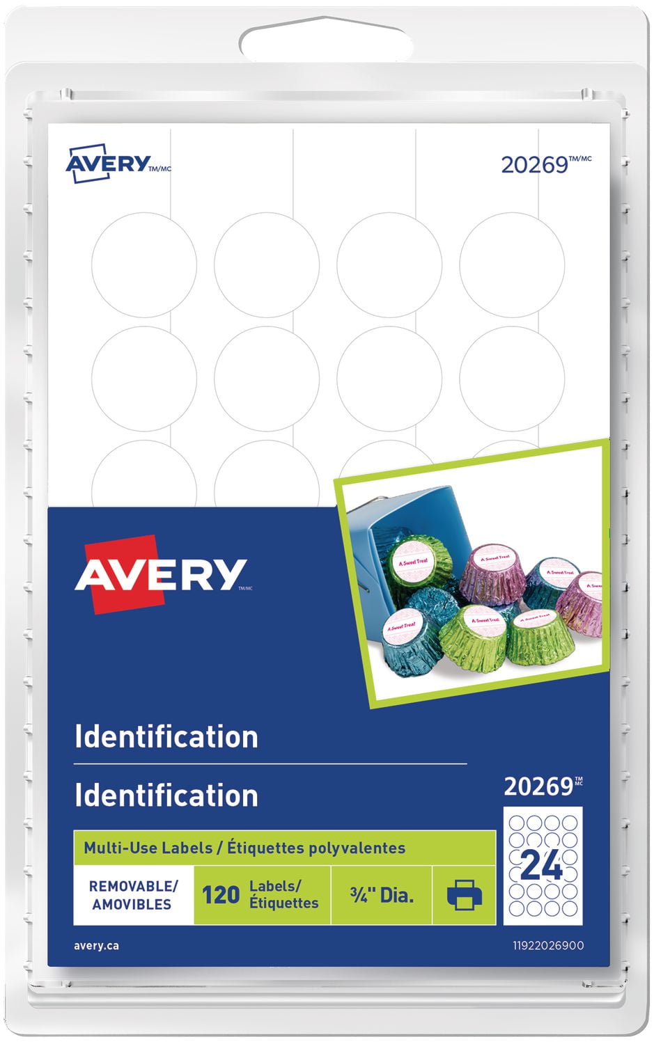 Avery® Removable White Identification Labels | Walmart Canada