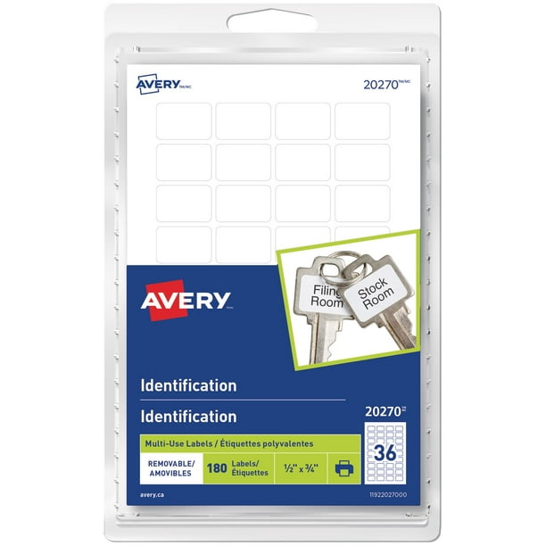 Avery® Removable White Identification Labels - Walmart.ca