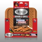 Gotham Steel Ceramic and Titanium Nonstick Double Sided Grill, As Seen ...