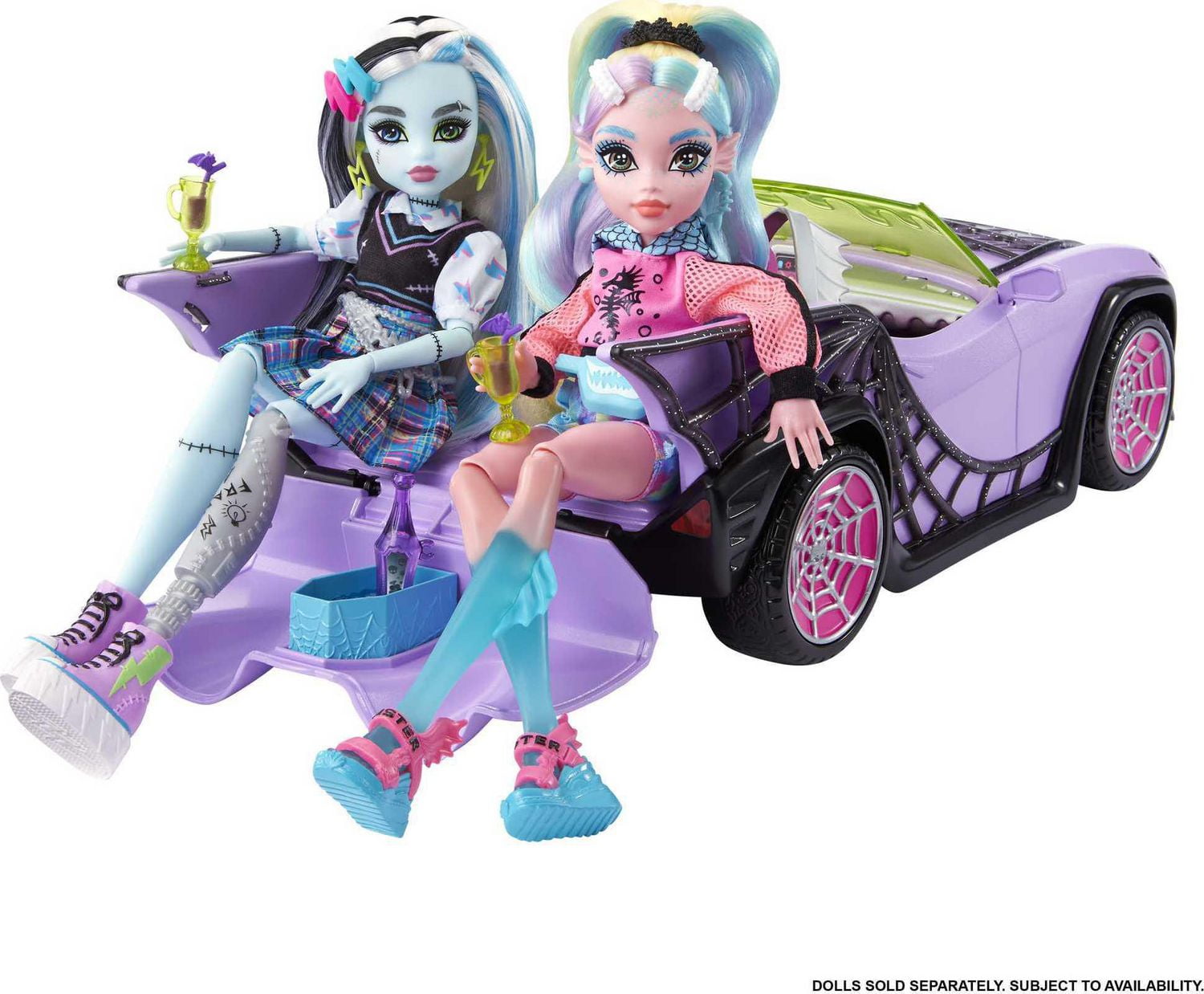 Monster High Ghoul Mobile Vehicle with Pet Accessories Walmart