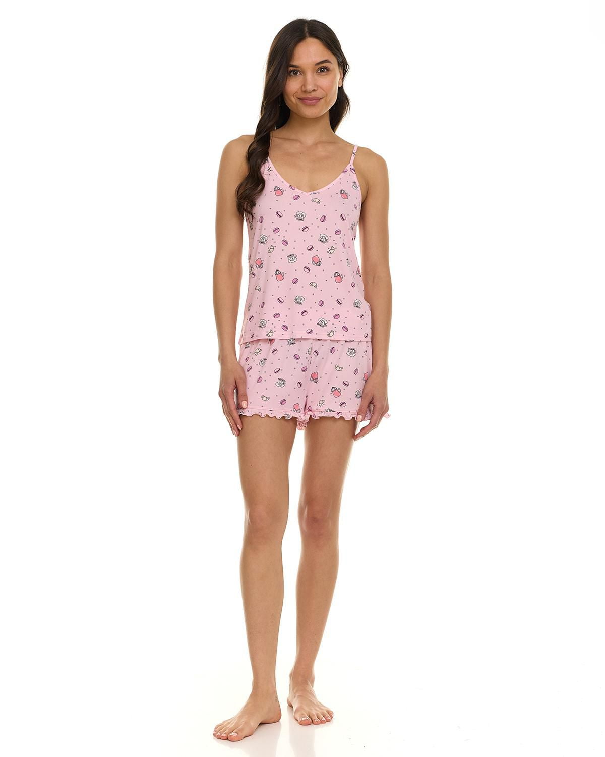 Click here for Paris Dreams Ladies Cami And Short Pajama 2-Piece... prices