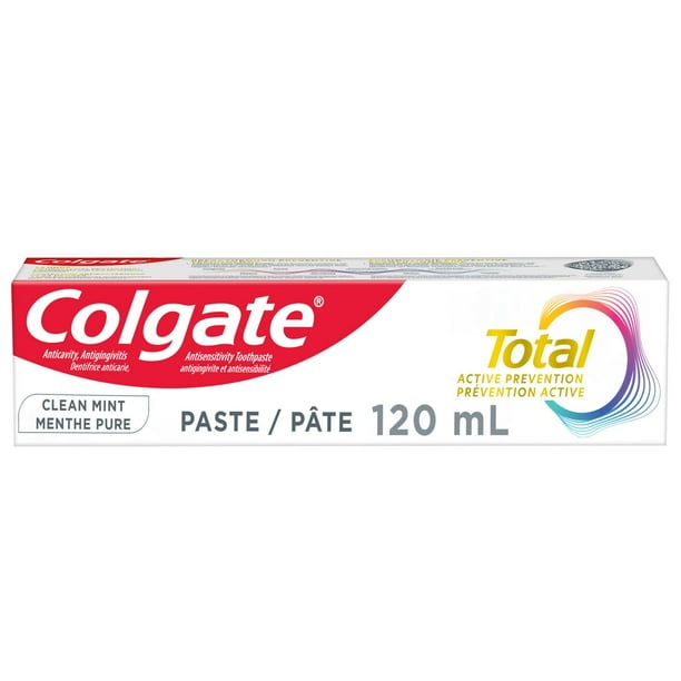 Colgate Total Clean Mint Toothpaste, Multi-Benefit Teeth Whitening ...
