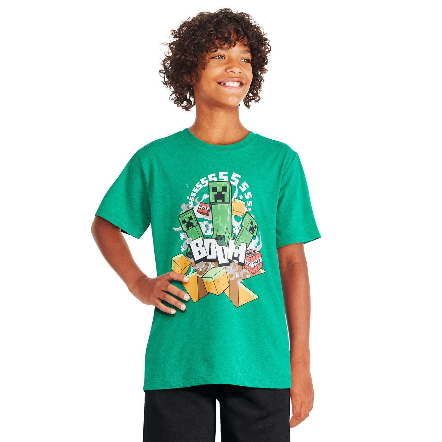 Click here for Minecraft Boys Graphic Tee S prices