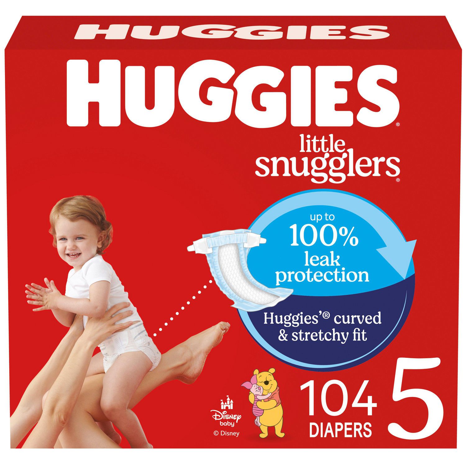 Huggies Little Snugglers Baby Diapers, Mega Colossal Pack, Size NB-5 ...