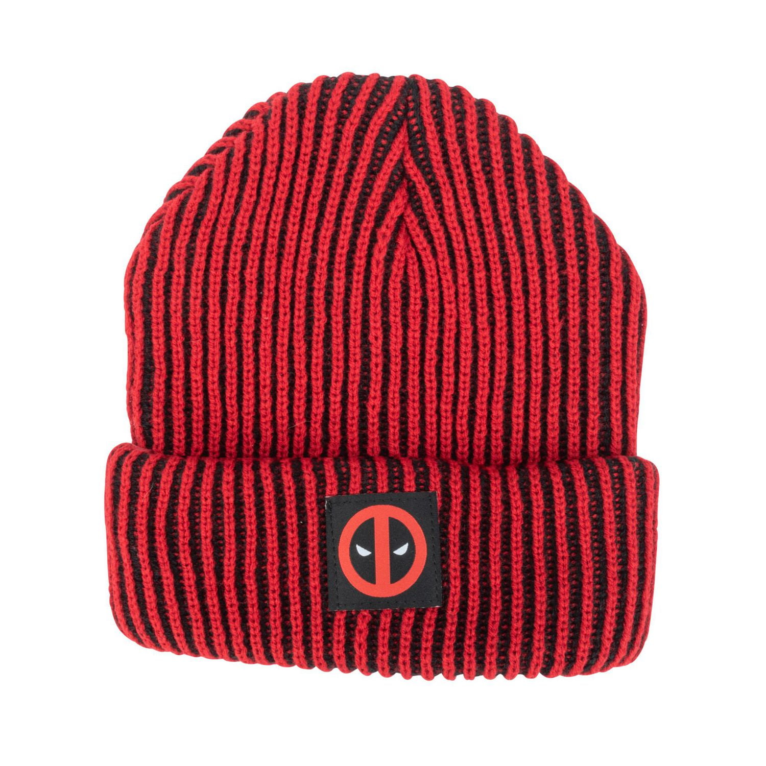 Click here for Marvel Deadpool Woven Aplq Ribbed Cuff Bean One Si... prices