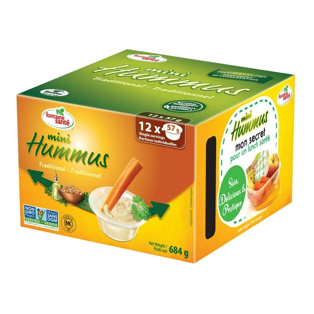Fontaine Sante Mini Hummus Traditional - Walmart.ca