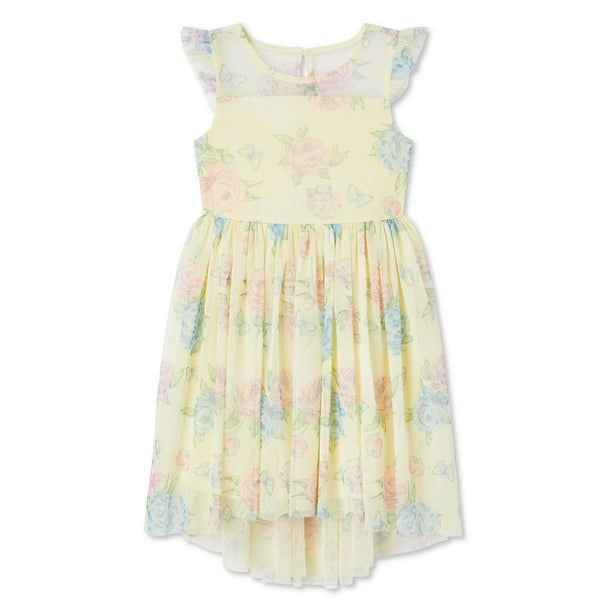 George Girls' Ruffle Sleeve Dress - Walmart.ca