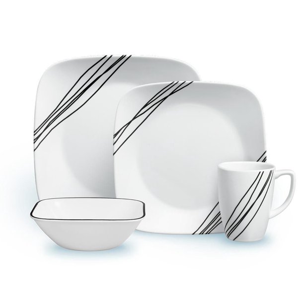 Corelle® Studio Simple Sketch Dinnerware Set 16pc - Walmart.ca