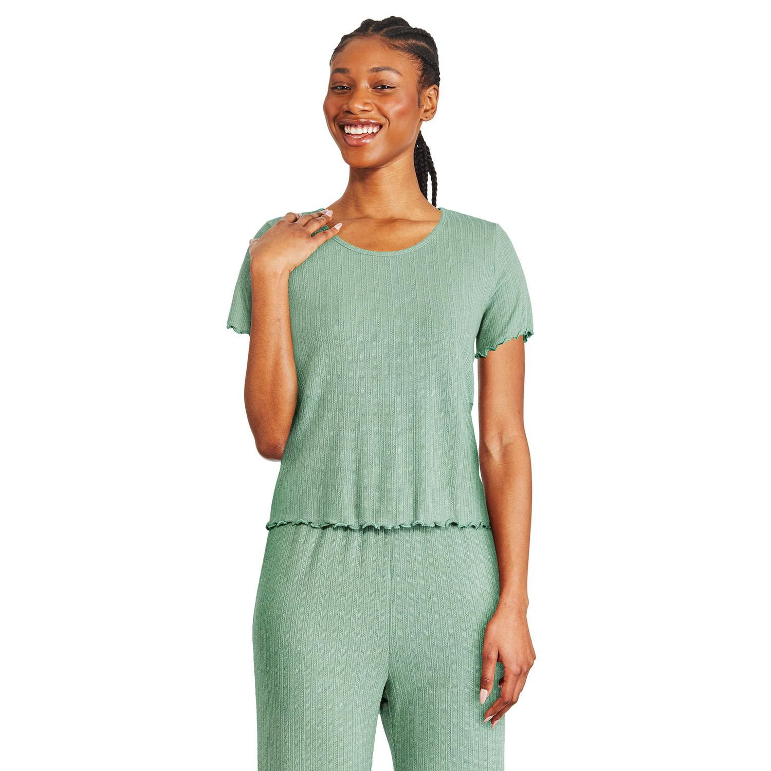 Click here for George Womens Lettuce Edge Tee Xs prices