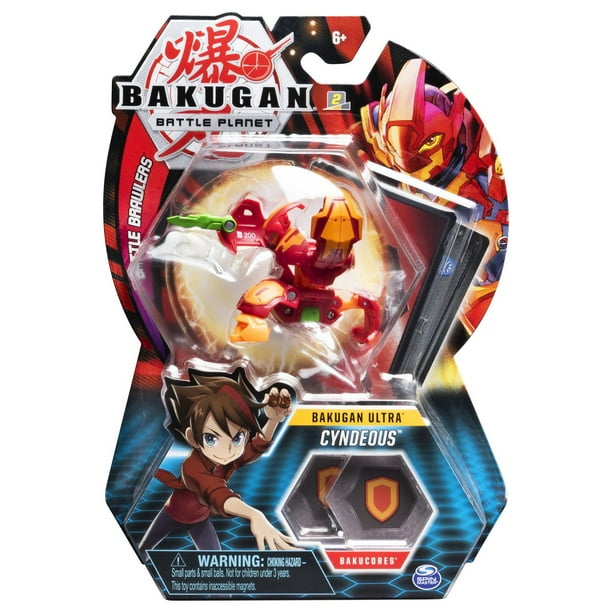 Bakugan Ultra, Pyrus Cyndeous, 3-inch Tall Collectible Transforming ...