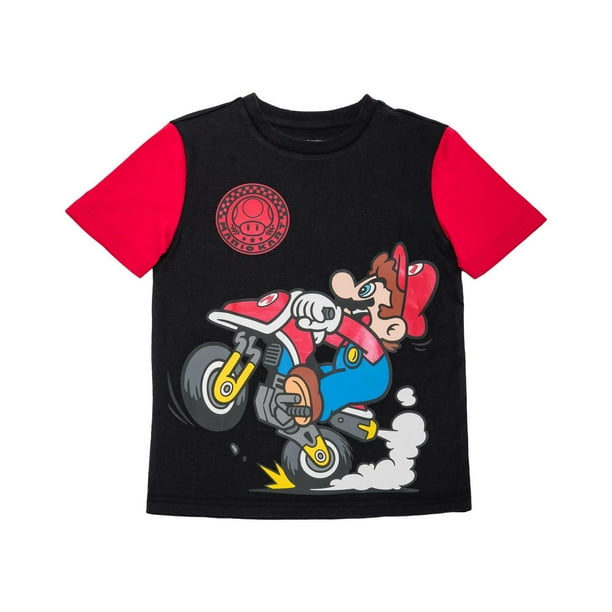 Mario Kart Boys Bike Skid Short Sleeve T-Shirt - Walmart.ca