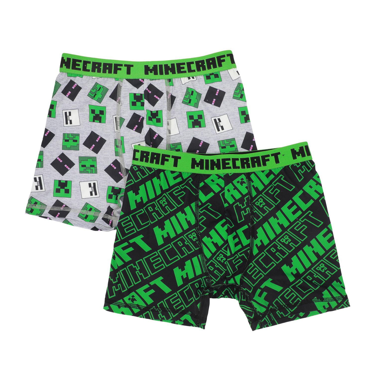 Click here for Bioworld Minecraft Boys Boxer Briefs 2-Pack - Cree... prices