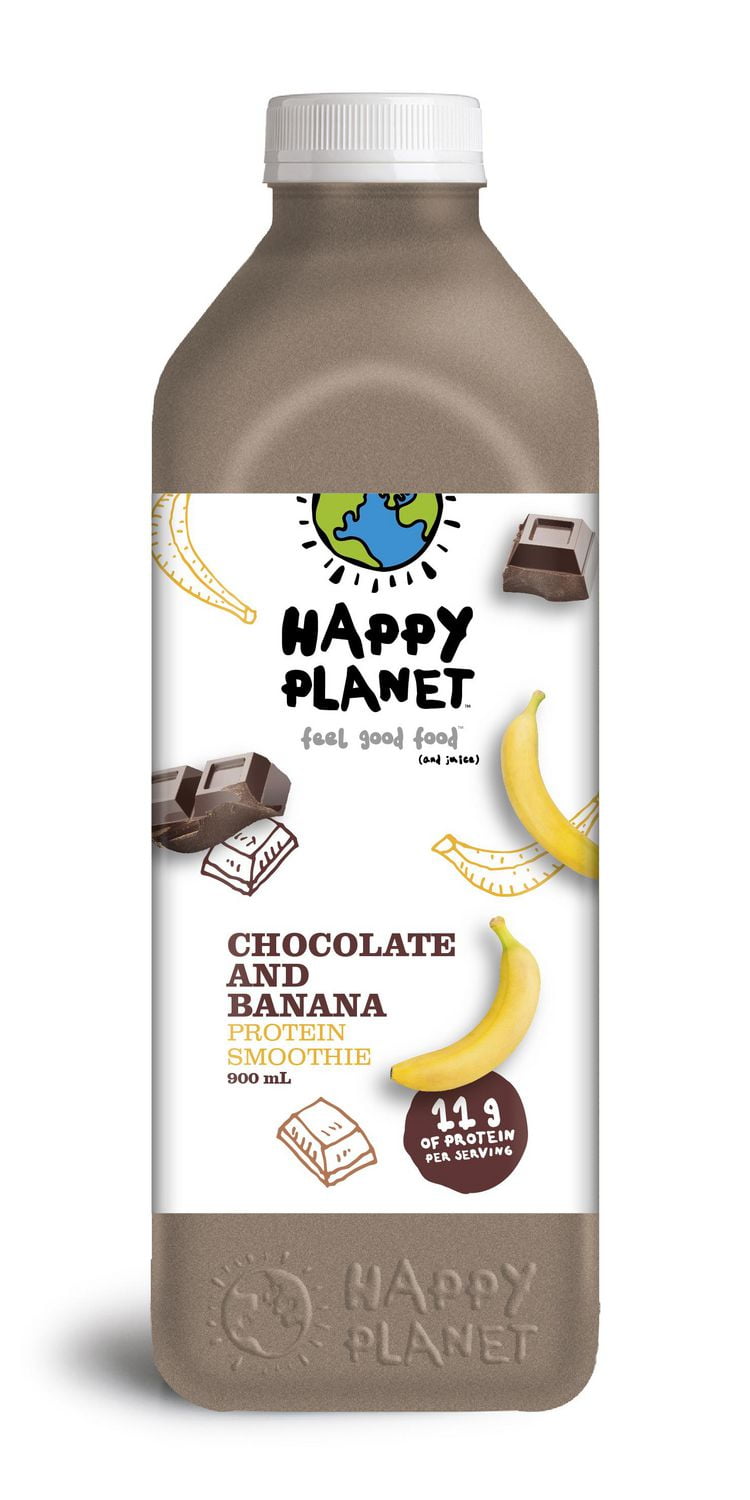 Happy Planet Chocolate And Banana Protein Smoothie | Walmart Canada