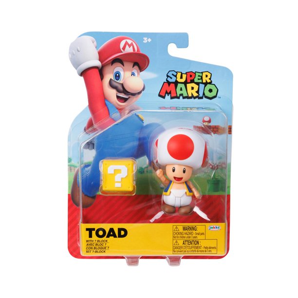 Nintendo 4 Inch Figure - Toad with Question Block - Walmart.ca