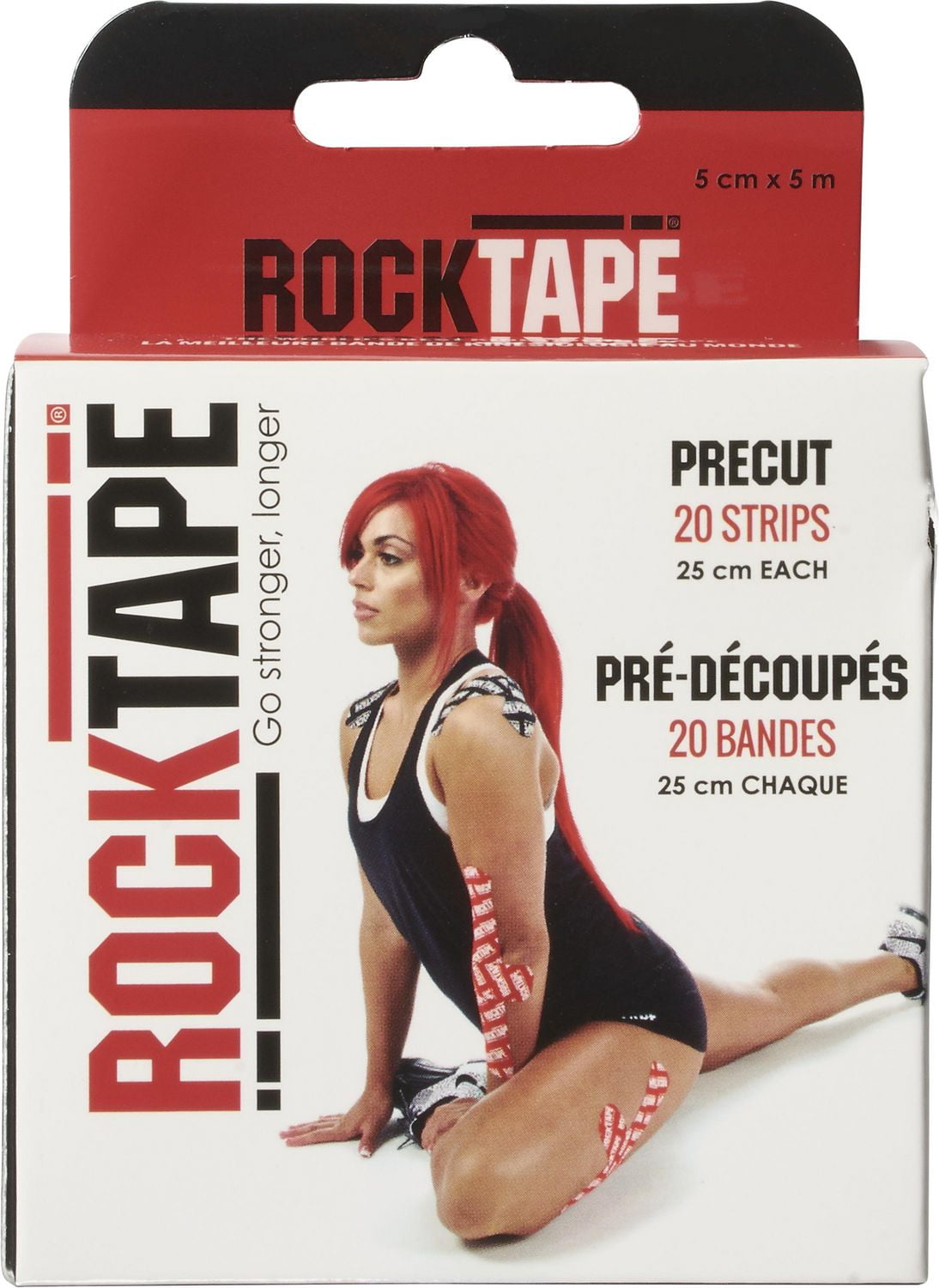 Click here for Rocktape Kinesiology Tape Precut Black 20 Count prices