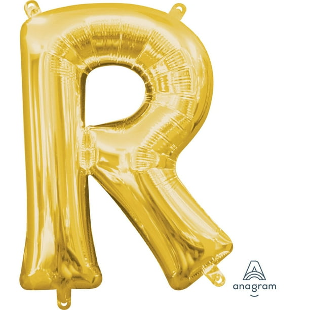 Anagram International Party-Eh! Gold Letter R Balloon, All Ages ...