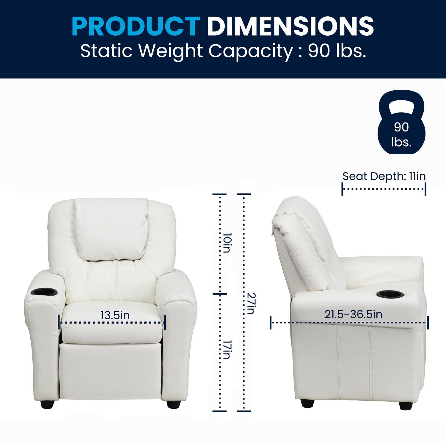 Children's recliner with cup holder walmart store
