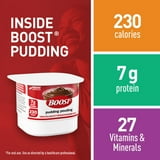 BOOST Chocolate Pudding, Ready-To-Eat Oral Nutrition Supplement, Nutritionally Complete, 7G ...