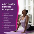 RestoraFIBRE + 6 in 1 Daily Prebiotic Fibre Supplement Gummies for ...