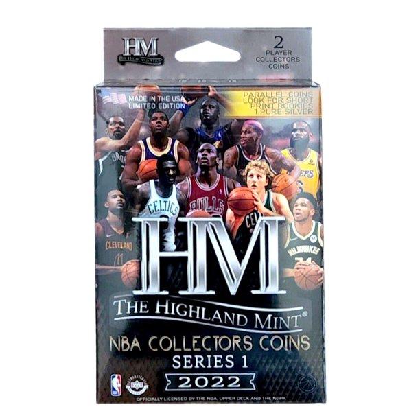 2022 Highland Mint Basketball - 2 Coin Hanger Box. NBA Collector Coins ...