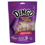 Dingo Twist Sticks Chicken Snack for All Dogs 40 Ct, Rip Into Flavour ...