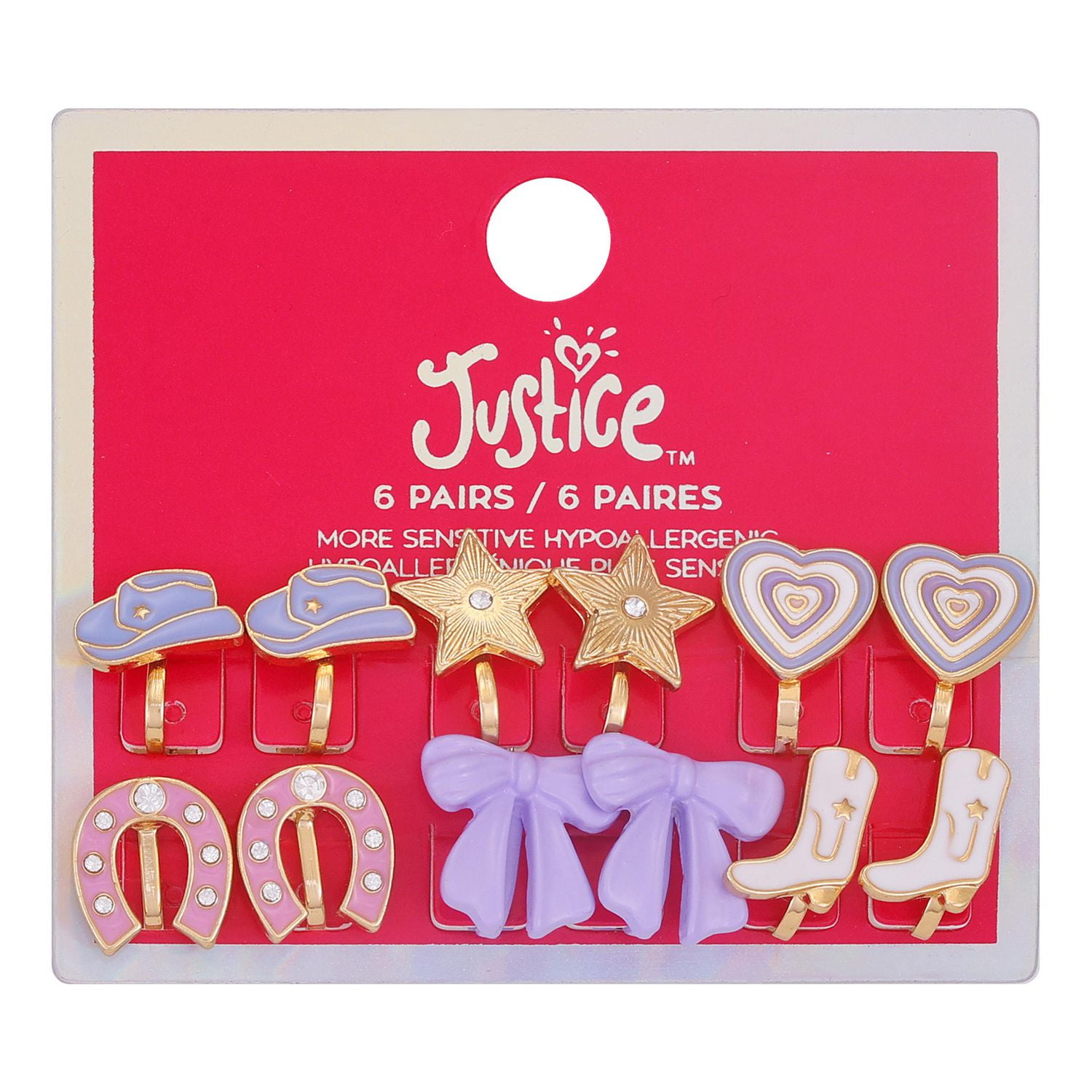 Click here for Justice Earrings Set One Size prices