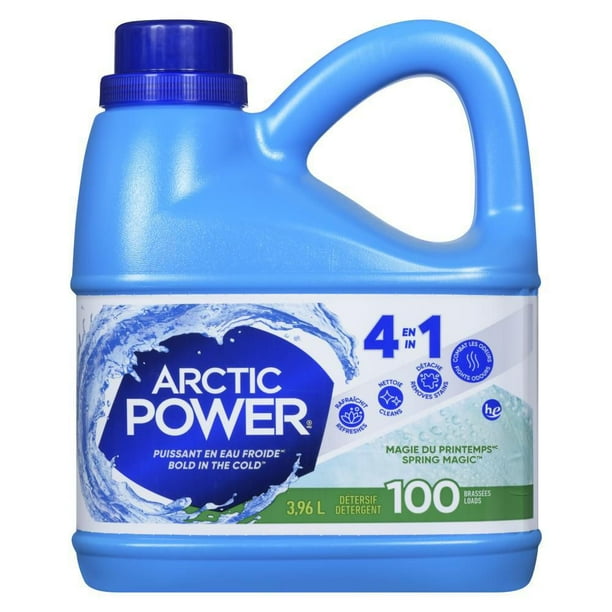 Arctic Power Spring Magic Liquid Laundry Detergent, 3.96 L, 100 Loads ...