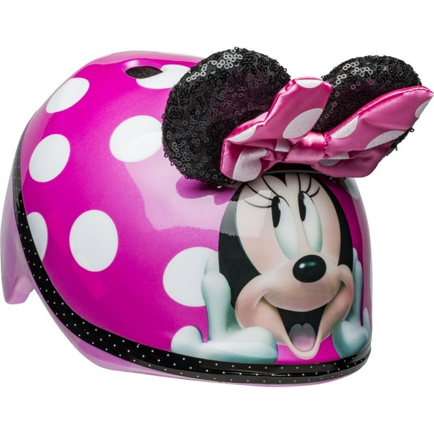 Bell Sports Minnie Mouse 3D Sequin Ears Toddler Helmet, Sizes 48-52 cm ...