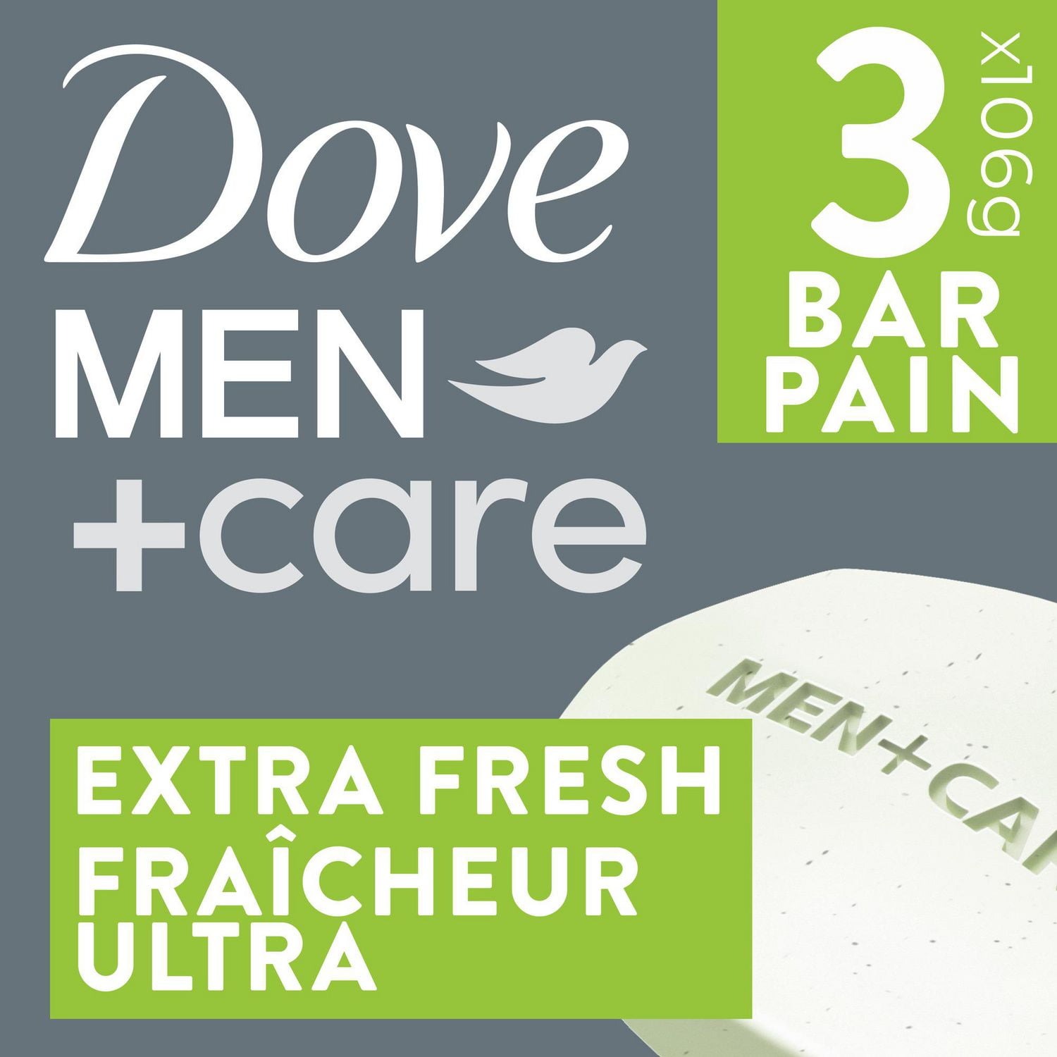 Dove Men+Care Extra Fresh Bar Soap for refreshed skin Hand & Body ...