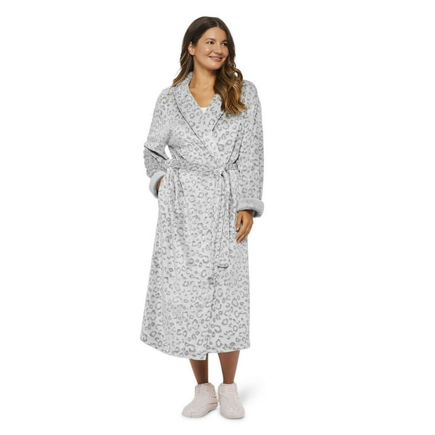 George Women's Embossed Plush Robe - Walmart.ca