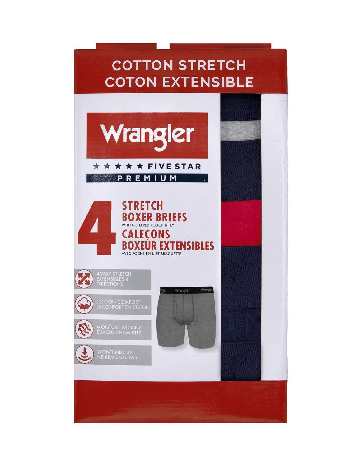 Click here for Wrangler Mens Cotton Stretch Boxer Brief Set Xl prices