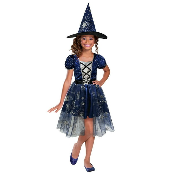 Girls' Midnight Witch Costume M., Girl size M - Walmart.ca